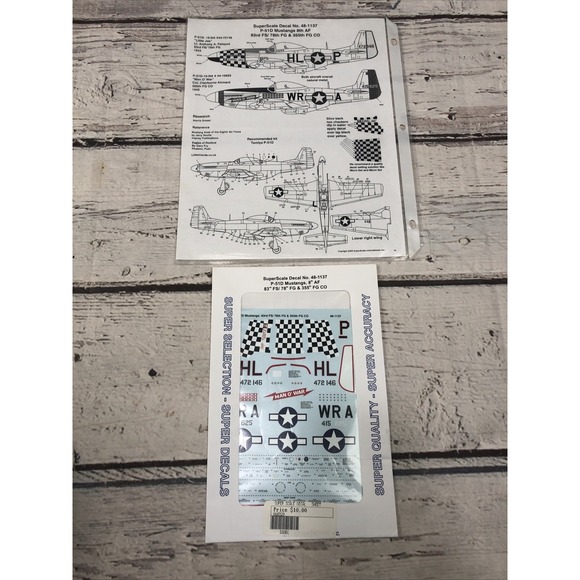 SuperScale | Wall Decor | Superscale Decal 48137 P51d Mustang 8th Air ...